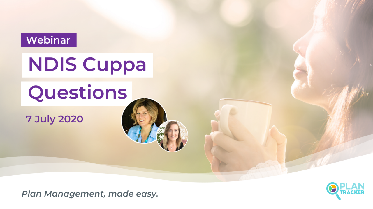 NDIS Webinars – Plan Tracker