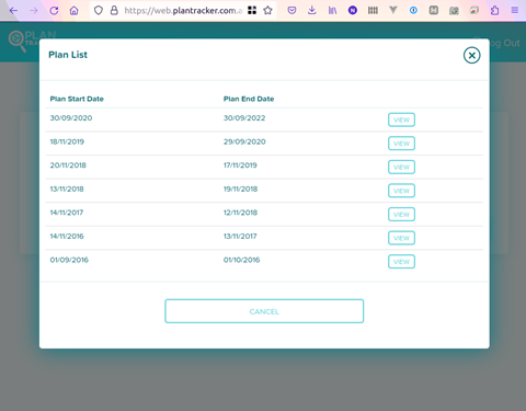 Knowledge Database – Plan Tracker